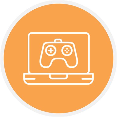 Video Game Line Circle 9844894 Vector Art At Vecteezy