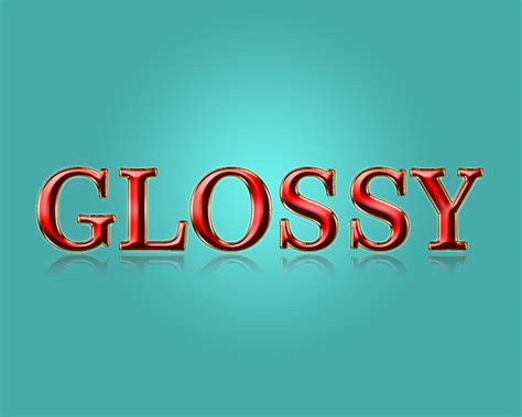 Create Glossy Text Effect In Photoshop GraphicRP