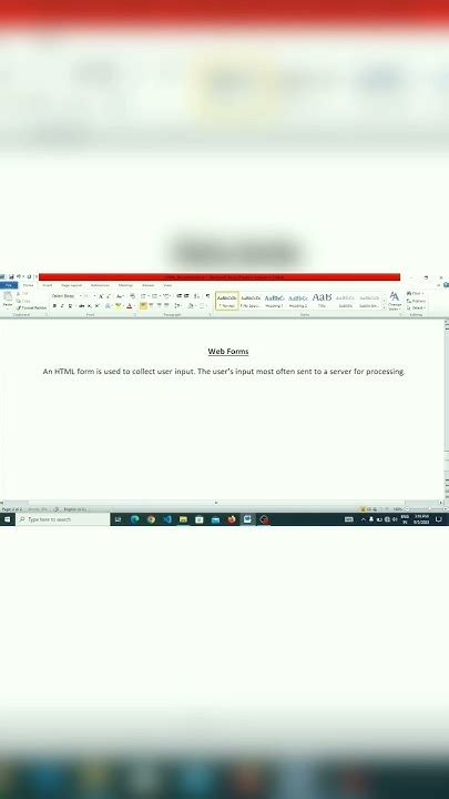 web forms part 1 shortsvideo shortvideo shortsfeed youtubeshort