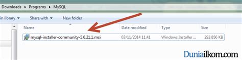 Tutorial Cara Menginstall Mysql 56 File Mysql Duniailkom