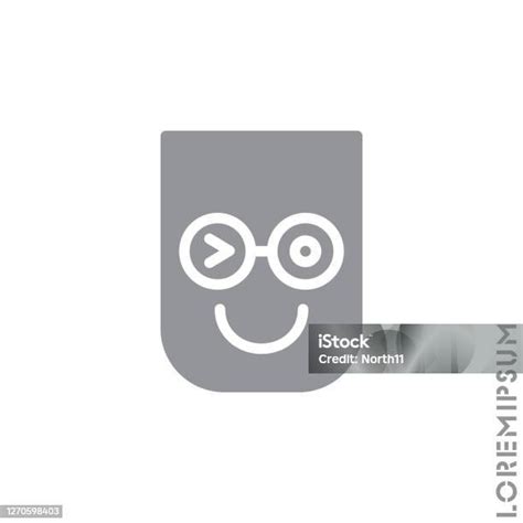 윙크 미소 이모티콘은 흰색 배경에 회색을 고립 벡터 그림입니다 윙크 아이콘 벡터 감정 기호 웹 및 모빌 앱용 최신 플랫 심볼 귀여운에 대한 스톡 벡터 아트 및 기타 이미지