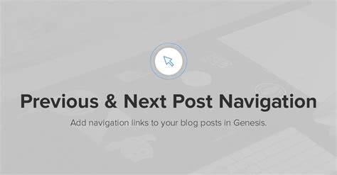 Add Next Post And Previous Post Links To Your Posts In Genesis