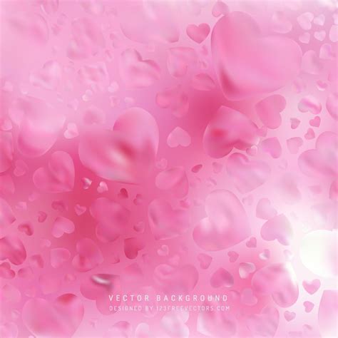 Light Pink Hearts Background