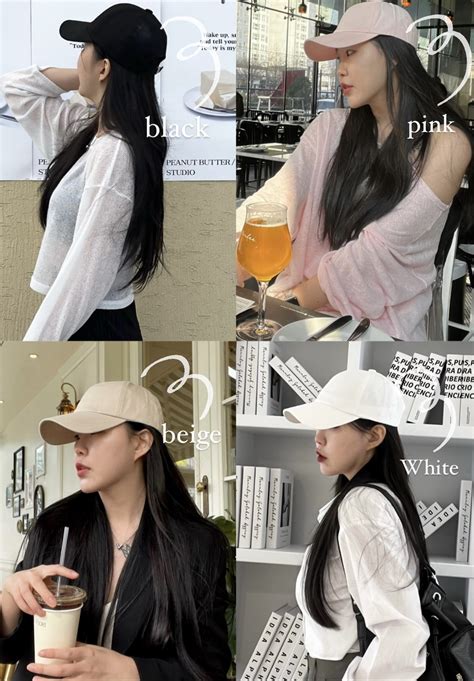 얼굴보여주기 싫은 날 대두 볼캡 깊은 야구 모자 연예인 무지 캐주얼 심플 얼굴작아보이는 빅사이즈