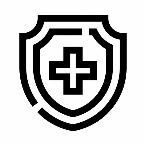 Insurance Medical Protected Security Shield Icon Download On Iconfinder