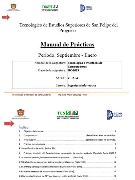 Manual De Practicastecnologias E Interfaces De Computadorasll Pdf