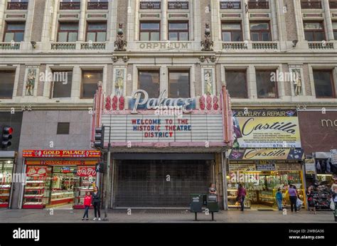 Los Angeles Ca Usa February 21 2015 Exterior Of The Historic
