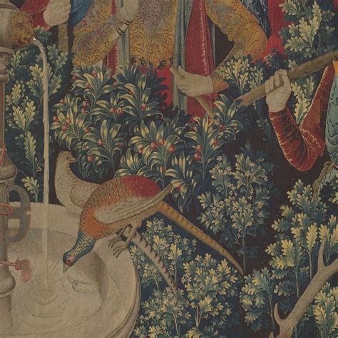 The Unicorn Purifies Water From The Unicorn Tapestries French