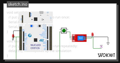 Nucleo64 C031c6 Wokwi Esp32 Stm32 Arduino Simulator