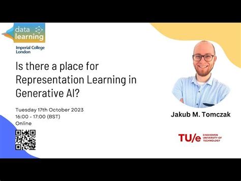 Free Video Is There A Place For Representation Learning In Generative Ai From Datalearning Icl
