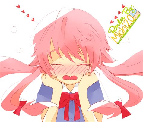 Yuno Gasai Render By Michi20 On Deviantart