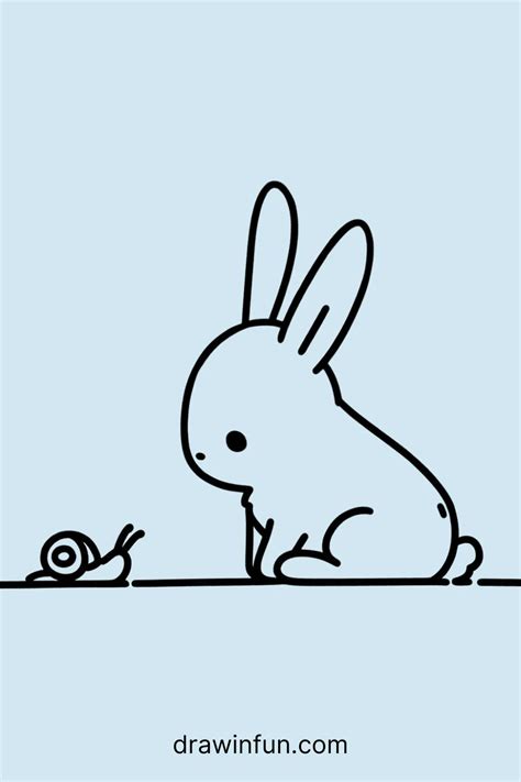 🐰37 Easy Cute Hare Drawing Ideas Draw In Fun