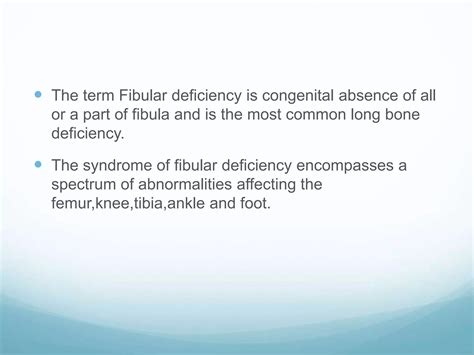 Fibular Hemimelia Pptx