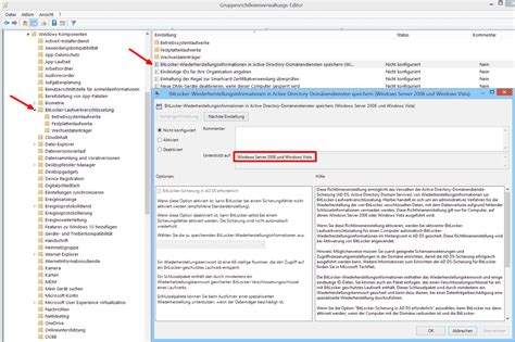 Bitlocker Recovery Keys Im Active Directory Speichern Und Auslesen