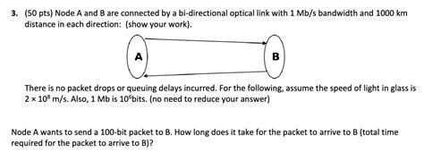 Solved Pts Node A And B Are Connected By A Chegg