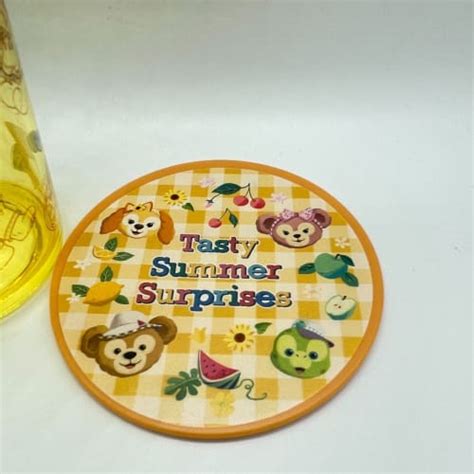 Tokyo Disney Resort Duffy Tasty Summer Souvenir Cup Coaster Muddler Set