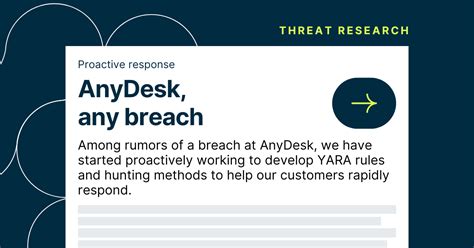 Proactive Response AnyDesk Any Breach Stairwell