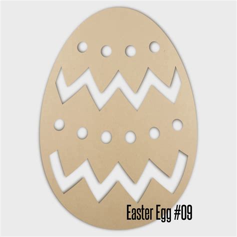 Wooden Egg Easter Egg Shape 100 600mm 3mm Mdf Craft 3mm Mdf Laser