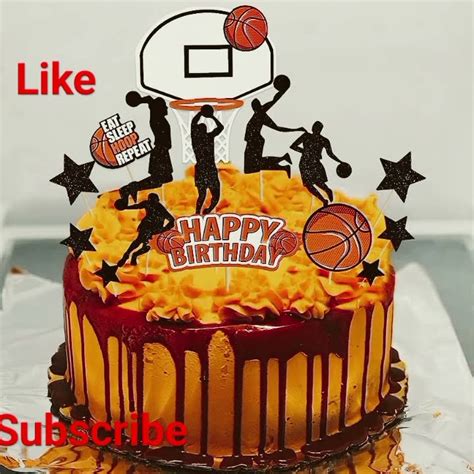 Sports Themes Cake Part 4 Basketball Theme Cakedecorating Viral