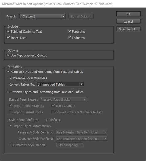adobe indesign cc word to indesign