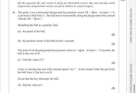 Solved In This Question The Unit Vectors I And J Are Chegg Com
