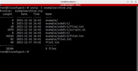 How To Unzip A Zip File In Linux Linux Digest