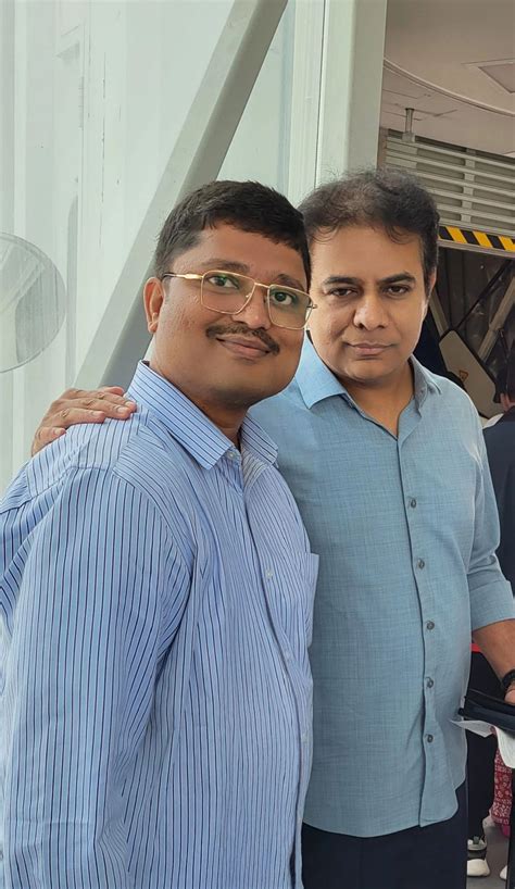 Santhosh Kumar On Linkedin Meeting With Ktr Last Year Minister Telangana