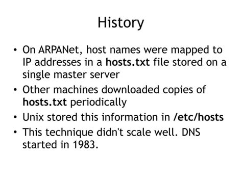 Cnit 40 2 Dns Protocol And Architecture Ppt