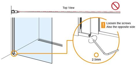 Shower Door Hinge Wall Profile Chrome S3i Group