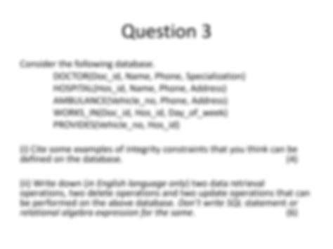 Solution 5 Database System Environment Centralized Client Server Architecture Classification Of