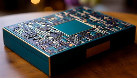 Premium Photo Abstract Computer Chip Pattern Represents The Complexity Of Technology Generated