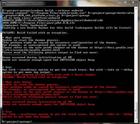 Build Ionic Android Error Ionic V1 Ionic Forum