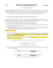 ECE Sp HW Sol V Pdf Homework Assignment ECE Spring D UE S UNDAY F EB