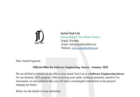 Softwareengineering Summerinternship Jackaltech Gratitude Professionalgrowth