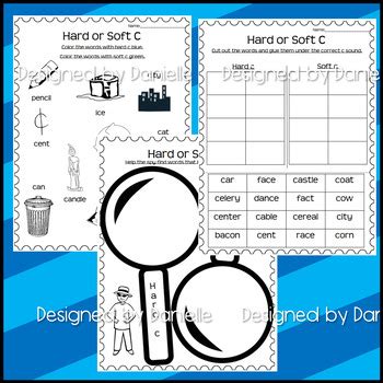 Hard Or Soft C Sort And Worksheets By Designed By Danielle TpT