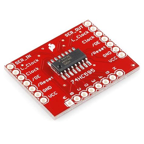 Sparkfun Shift Register Breakout 74hc595 Opencircuit