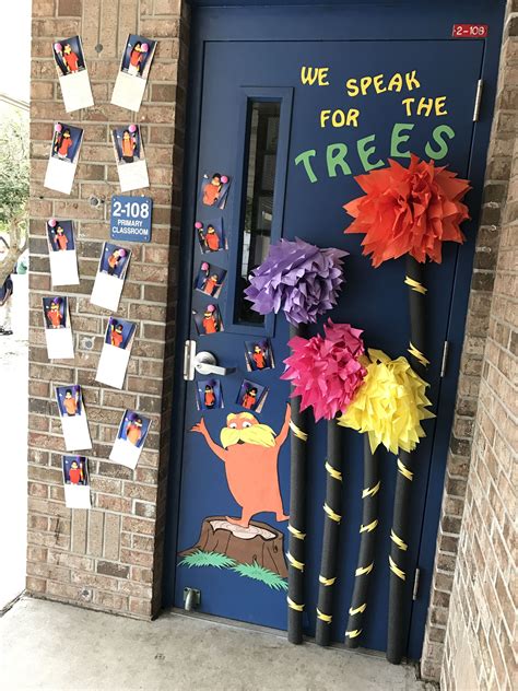 The Lorax Dr Seuss Classroom Door School Door Decorations Seuss Classroom Dr Seuss Crafts