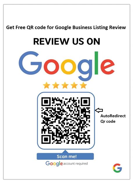 Free QR Code For Google Review