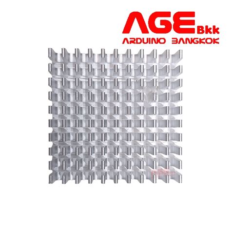 Mini Heatsink แผ่นระบายความร้อนพร้อมแผ่นกาว ขนาด 45x45x10mm Shopee