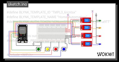 Home Automation Copy Wokwi Esp32 Stm32 Arduino Simulator