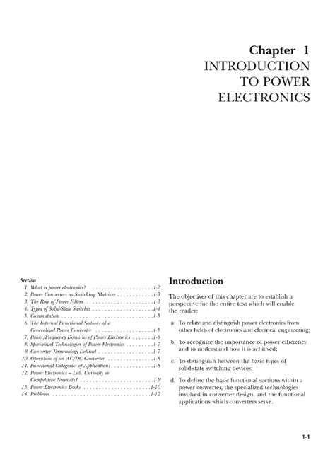 Introduction To Power Electronics Power Electronics Studocu