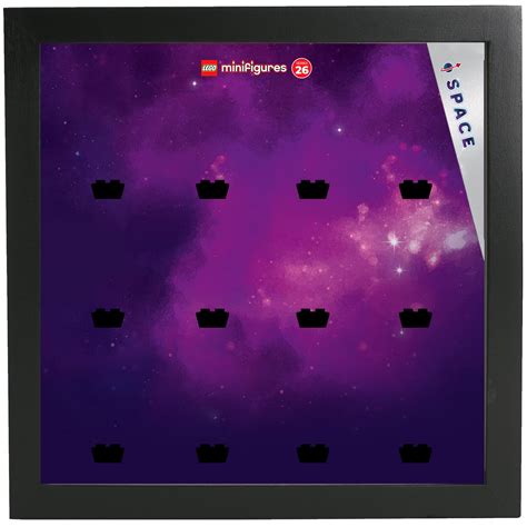 frame for lego® series 26 space minifigures 71046 display frames for lego minifigures