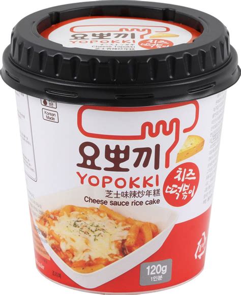 Токпокки Сырный рисовые палочки с соусом, стакан 120г - купить с ...
