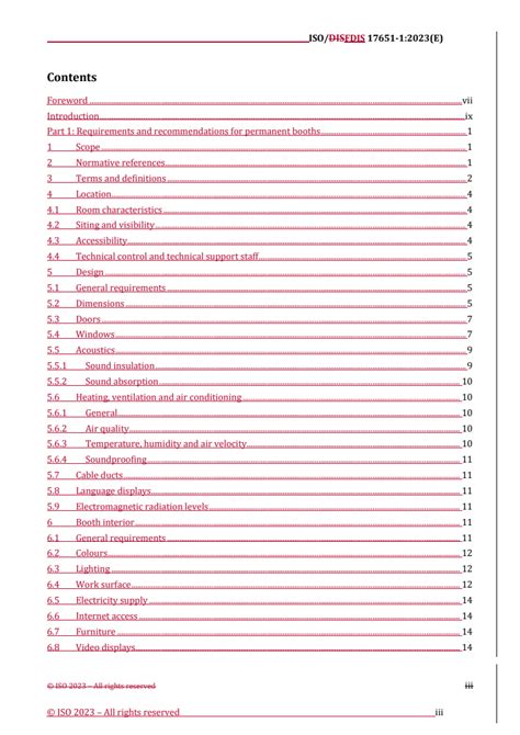 ISO FDIS 17651 1 Simultaneous Interpreting Interpreters Working Environment Part 1