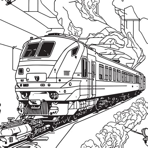 Passenger Train Clip Art