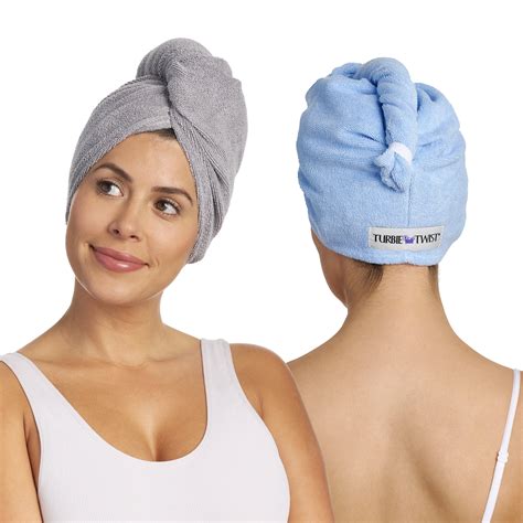 Turbie Twist Microfiber Hair Towel Wrap Quick Dry For Women Men