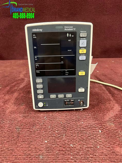Mindray Datascope Accutorr V Vital Signs Monitor Medsold