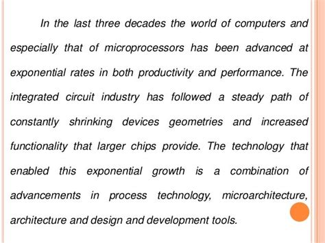 Trends And Demand In Vlsi