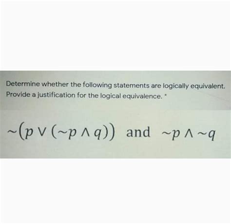 Solved Determine Whether The Following Statements Are Chegg