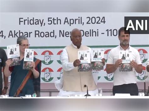 Congress Releases Election Manifesto For 2024 Lok Sabha Polls